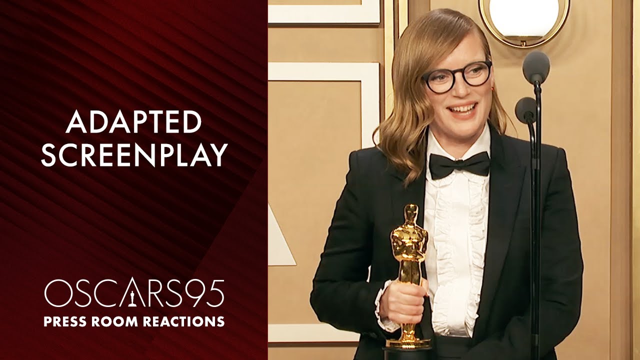 Adapted Screenplay | Sarah Polley | Oscars95 Press Room Speech - YouTube