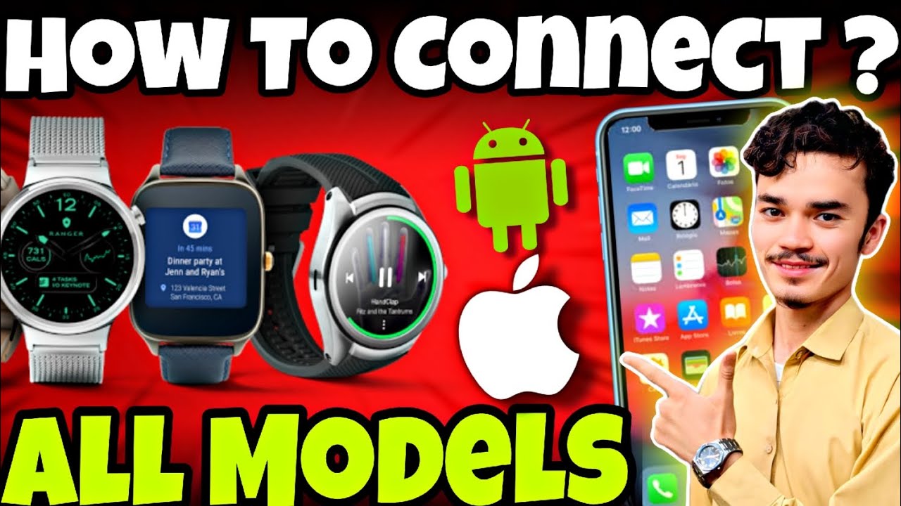 How To Connect Any Smartwatch With Mobile Phone | All Models #smartwatc ...