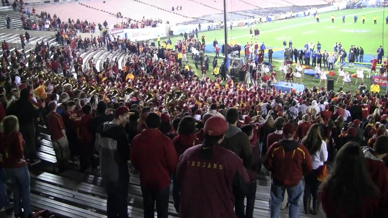 USC Band plays the Alma Mater and Tusk! 12/4/10 - YouTube