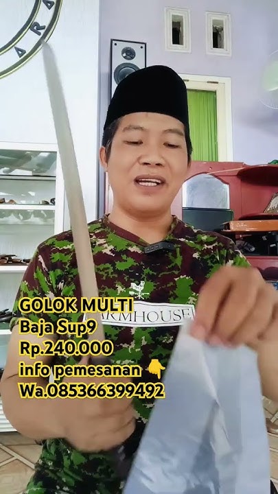 Golok multi sup9 - YouTube