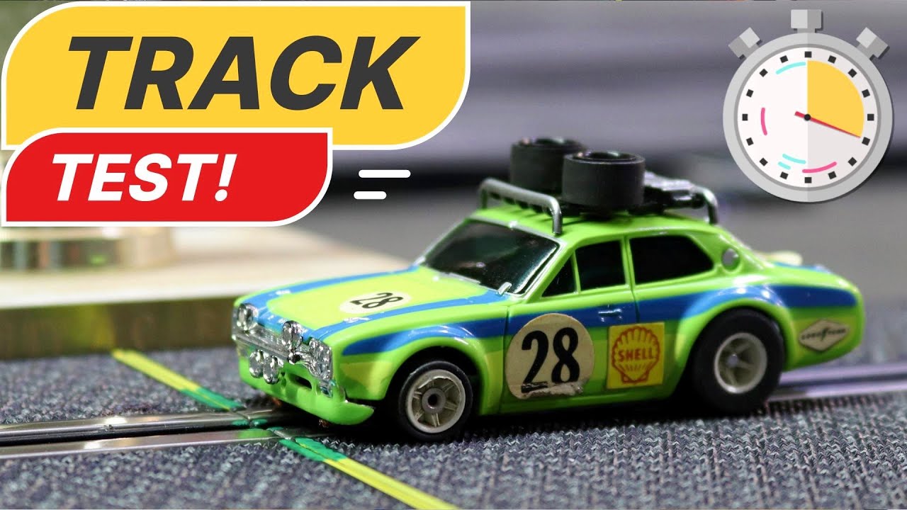 Aurora AFX G Plus Ford Escort HO Slot Car TRACK TESTED - YouTube