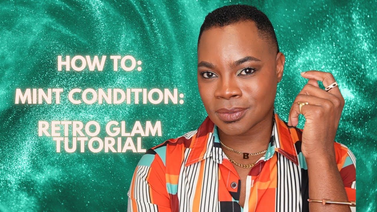 MINT GREEN MAKEUP FOR BROWN SKIN | VINTAGE GLAM - YouTube