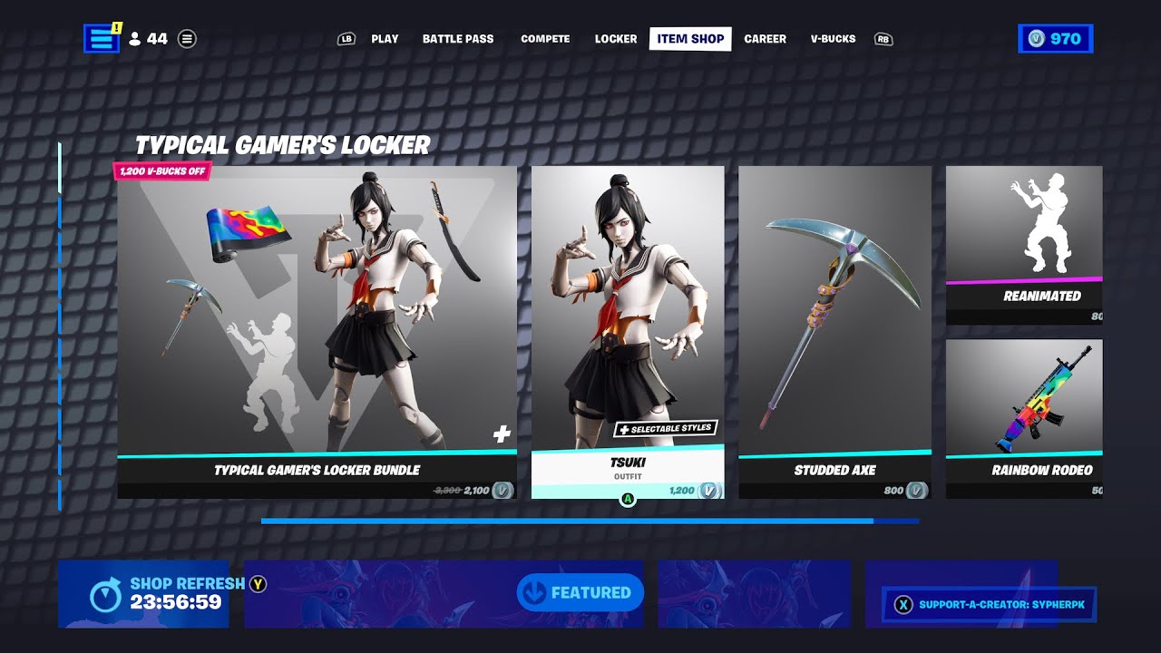 Typical Gamer LOCKER BUNDLE!!? Fortnite, item shop, August 30th , 2022 ...