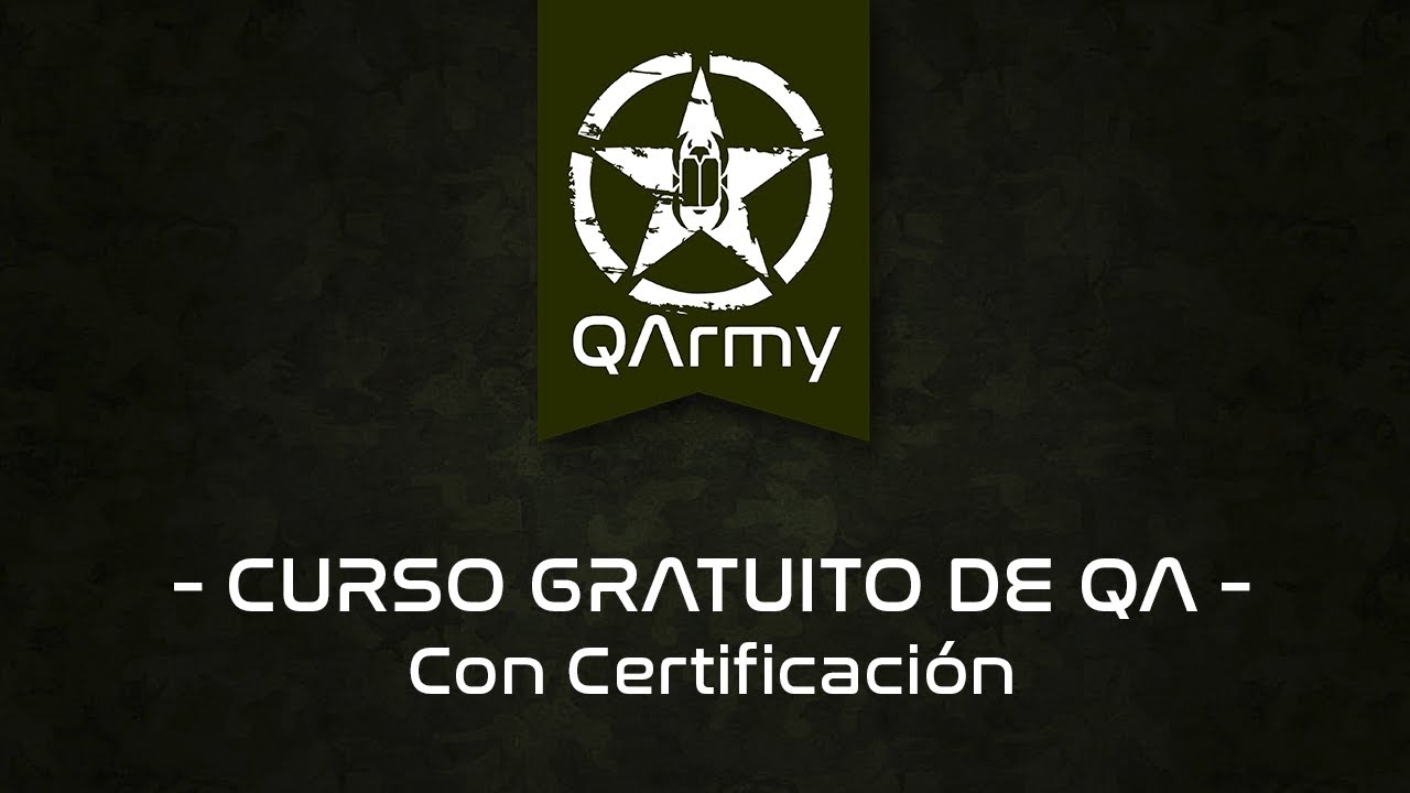 Curso gratuito de QA con certificación - YouTube
