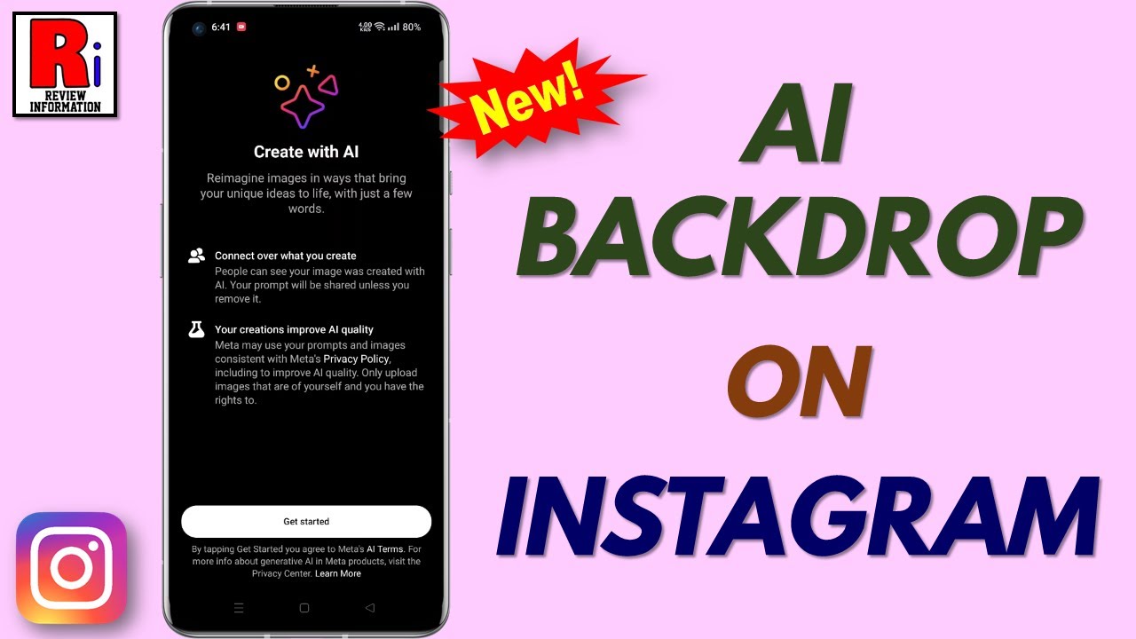 How to Use AI Backdrop Feature on Instagram (New Update) - YouTube
