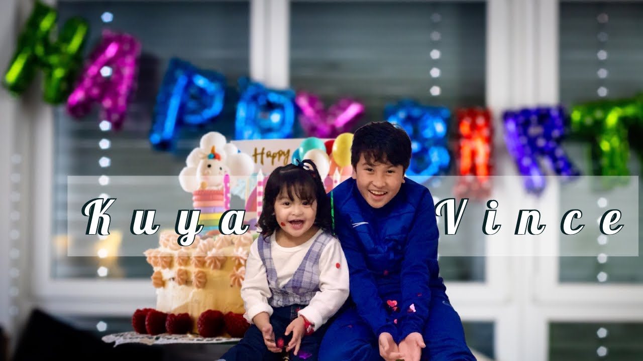 Celebrating Kuya Vince’s Birthday PART 1 - YouTube