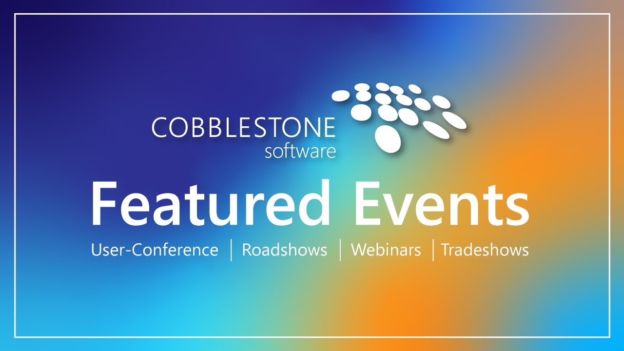 CobbleStone Software’s Featured Events - YouTube