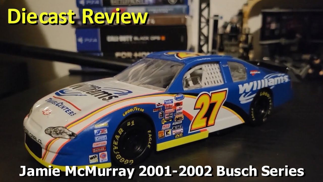 Jamie McMurray 2001-2002 Williams Travel Center Busch Series Car Review ...