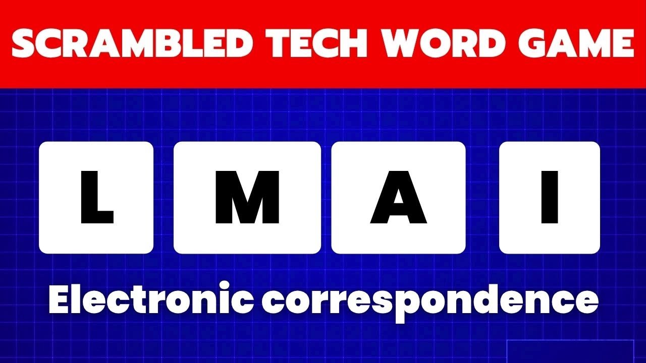 Can You Guess These Tech Words - Quiz Game #1 - YouTube