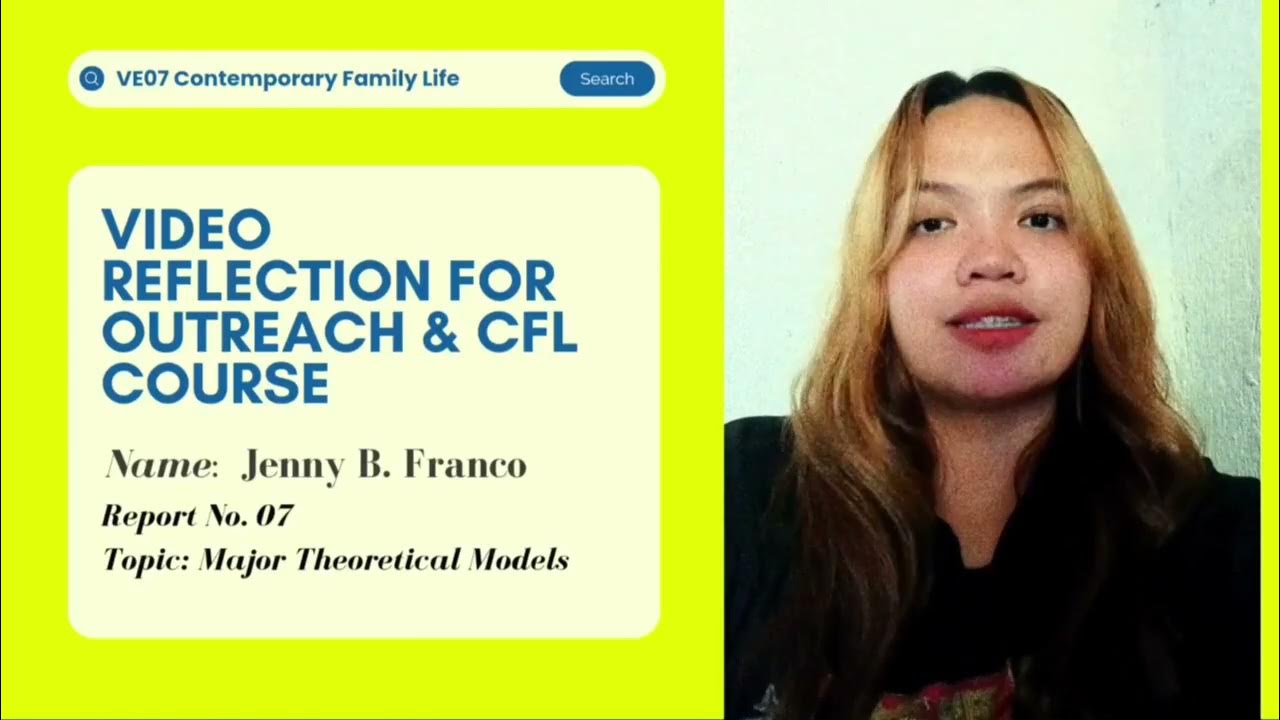 Franco_Video Reflection For Outreach & CFL Course - YouTube