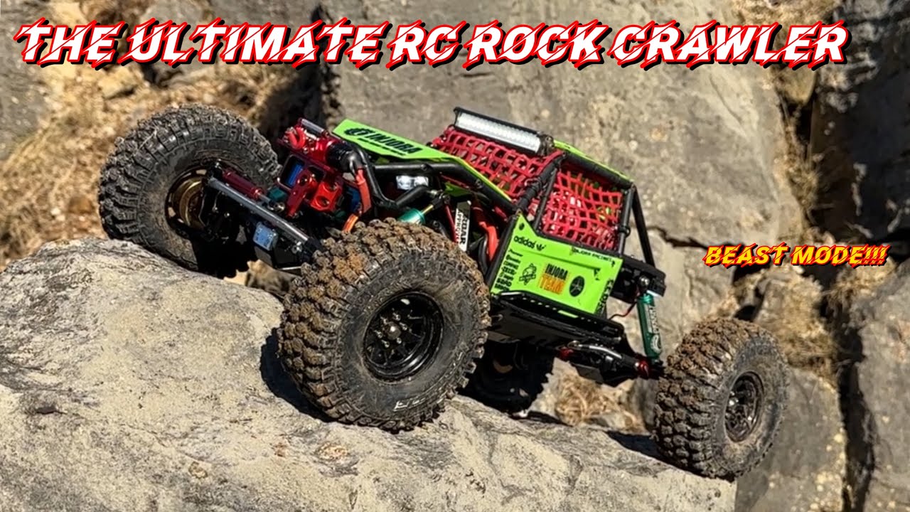 RC Rock Crawler, Extremely Capable, Quarry Trail. - YouTube