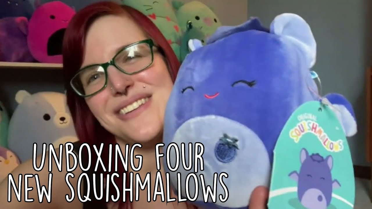 Unboxing Four New Squishmallows | Squishmallow Haul + Organization Vlog ...