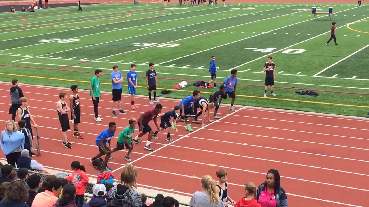 Michel wins 55-meter hurdles - YouTube