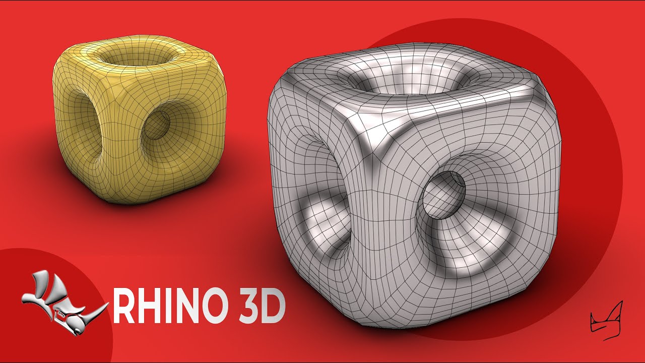Complex Cube Design in Rhino 3D - YouTube