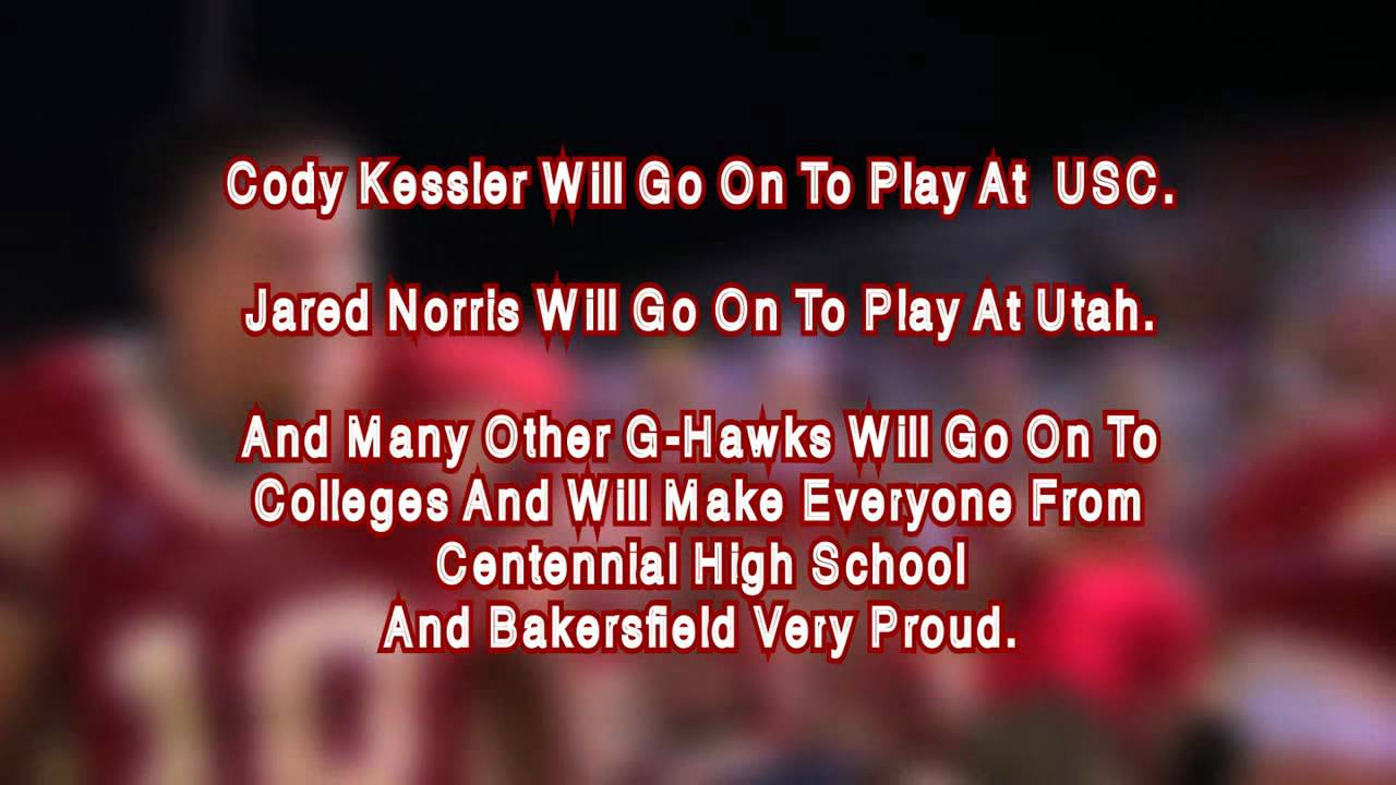 2010 Centennial Golden Hawk Football Ending Montage - YouTube