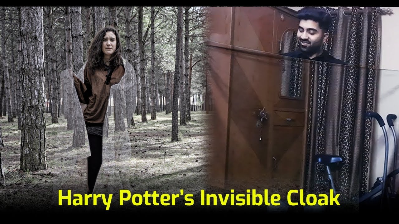 The invisible cloak | The Invisible Dude - YouTube
