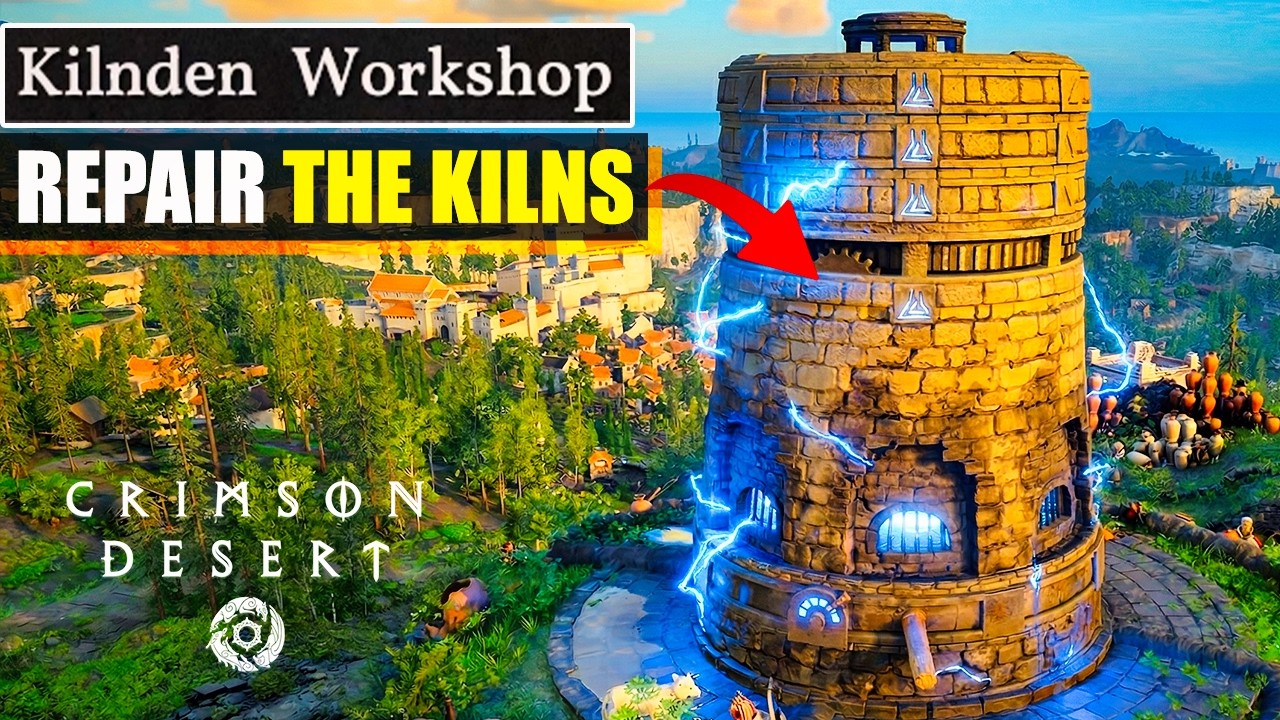 How to Repair the Kilns in Kilnden Workshop Quest | Crimson Desert ...