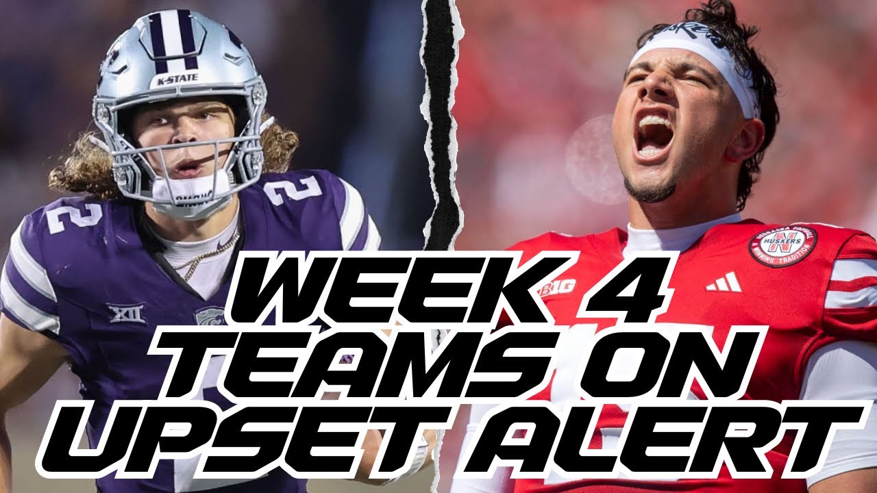 College Football Teams on Upset Alert in Week 4 - YouTube