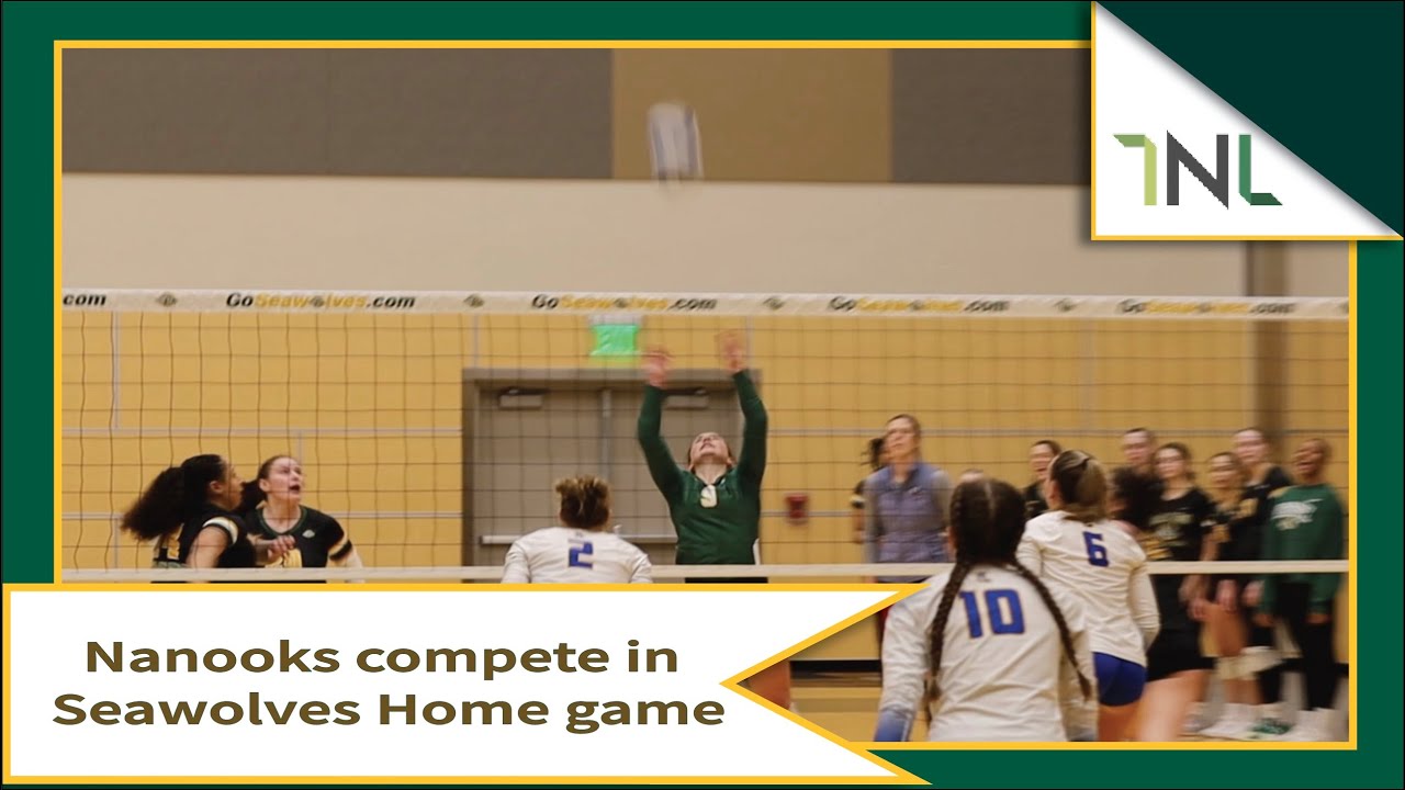Nanooks compete in Seawolves home game - YouTube