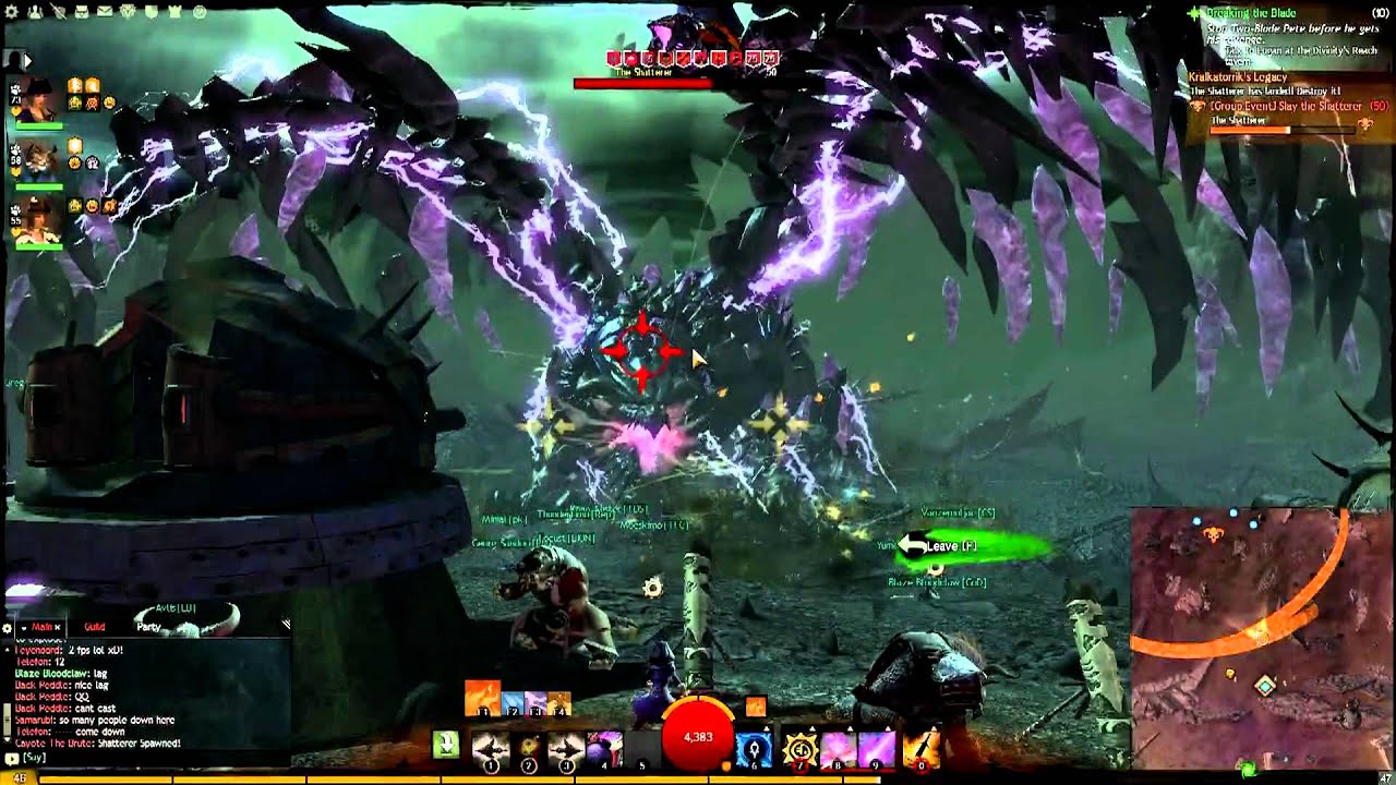 Guild Wars 2 - The Shatterer - World Boss fight - YouTube
