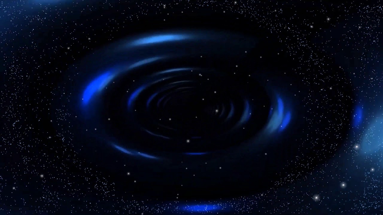 4K Blue Wormhole - YouTube