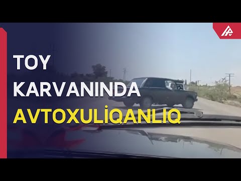 Toy karvanında avtoxuliqanlıq edən sürücü  belə cəzalandırıldı– APA TV