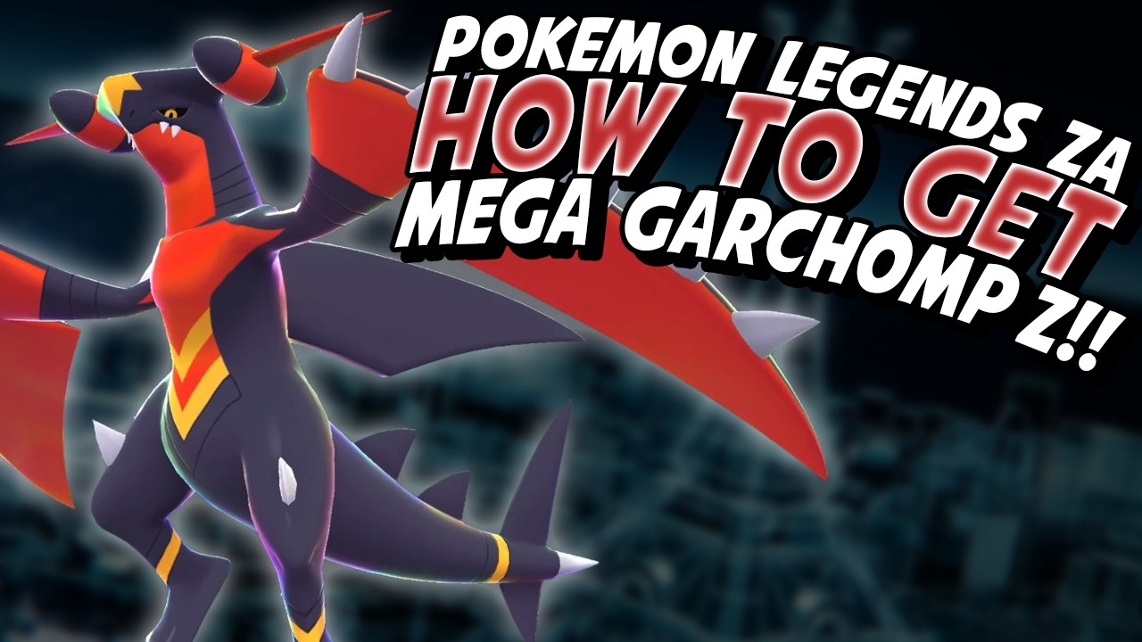 How to get the mega stone for Mega Garchomp Z in Pokemon Legends ZA DLC ...