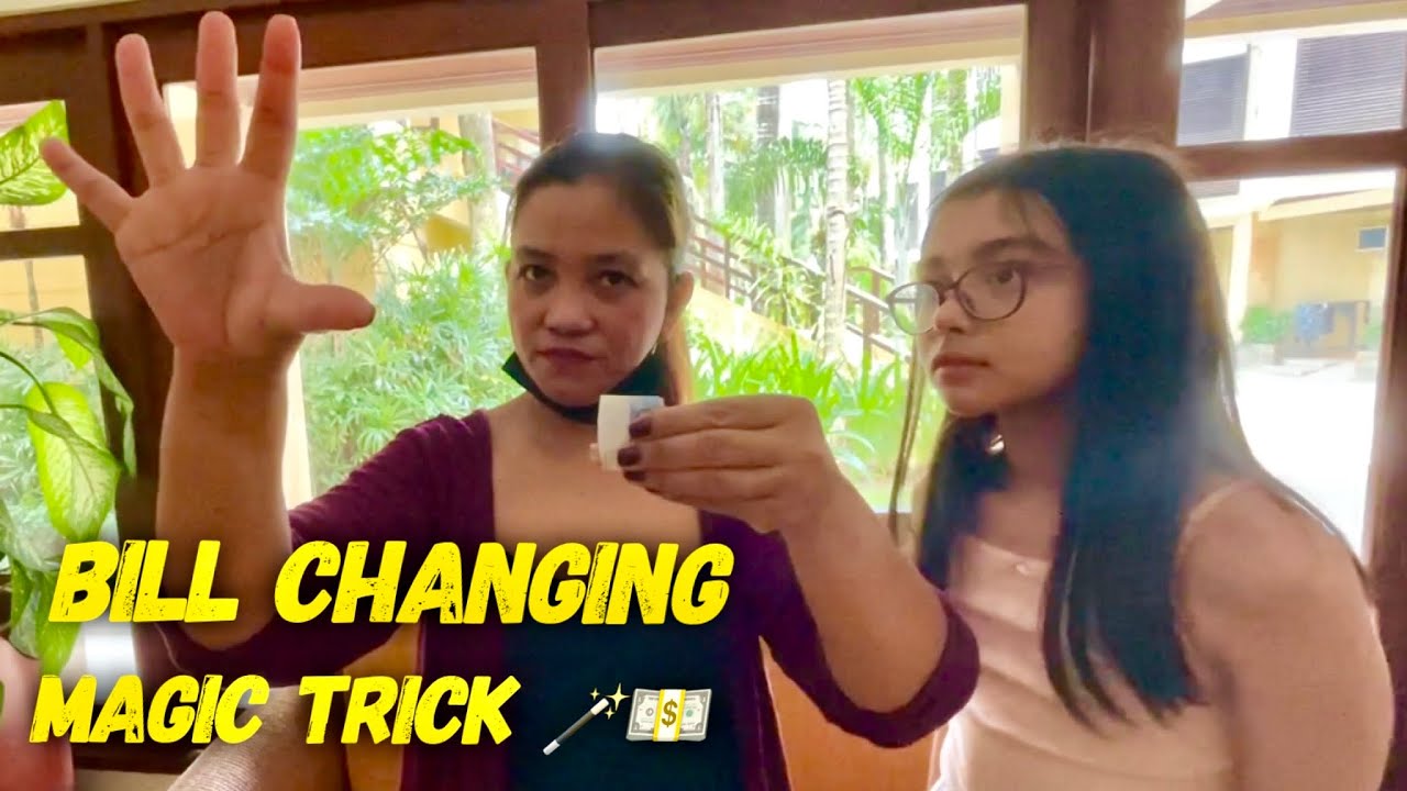 Magic: Bill Changing Money Trick by Roma the Magician Boracay Henann ...