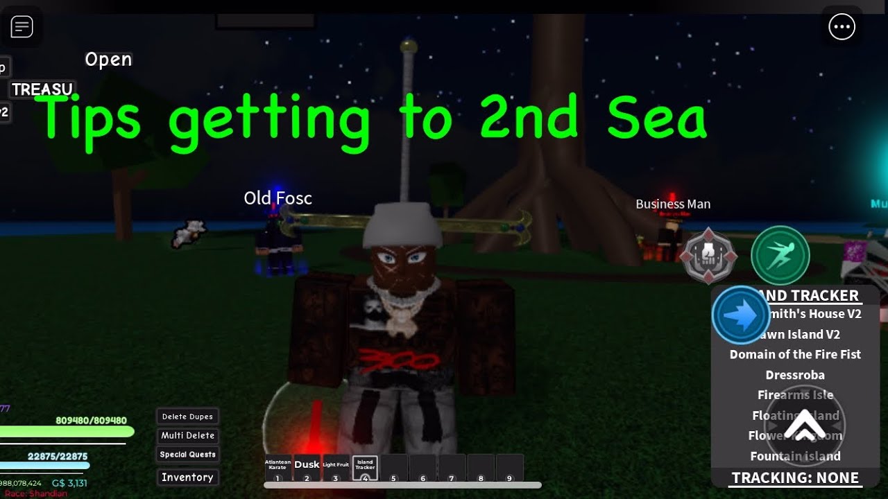 Guide to 2nd Sea 🌊 (Fast Way🤓👍) - AOPG roblox - YouTube