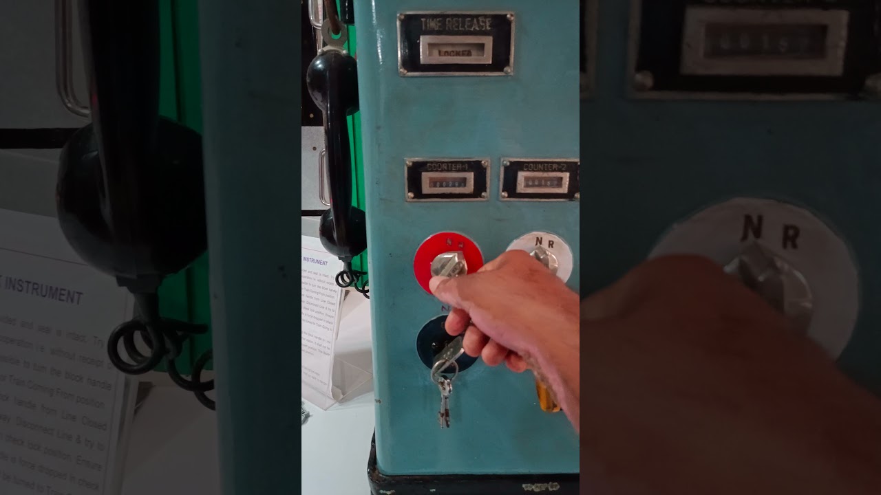 Diado Block Instrument Operation in Railways - YouTube