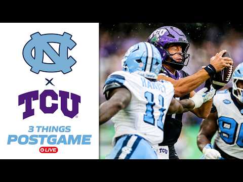 Defense SHINES As UNC Opens Season With 15-10 Win Over TCU | 3 Things Postgame LIVE