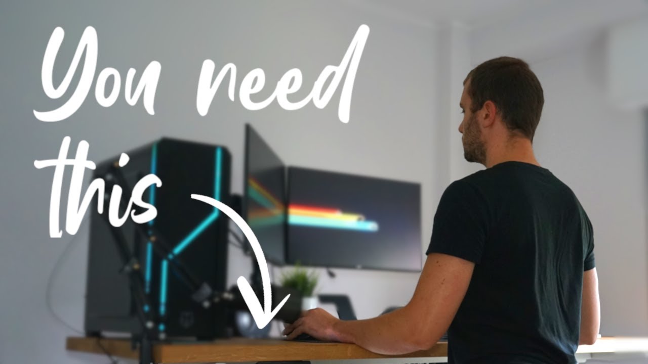Your Home Office Setup NEEDS a STANDING DESK! Here's why... - YouTube