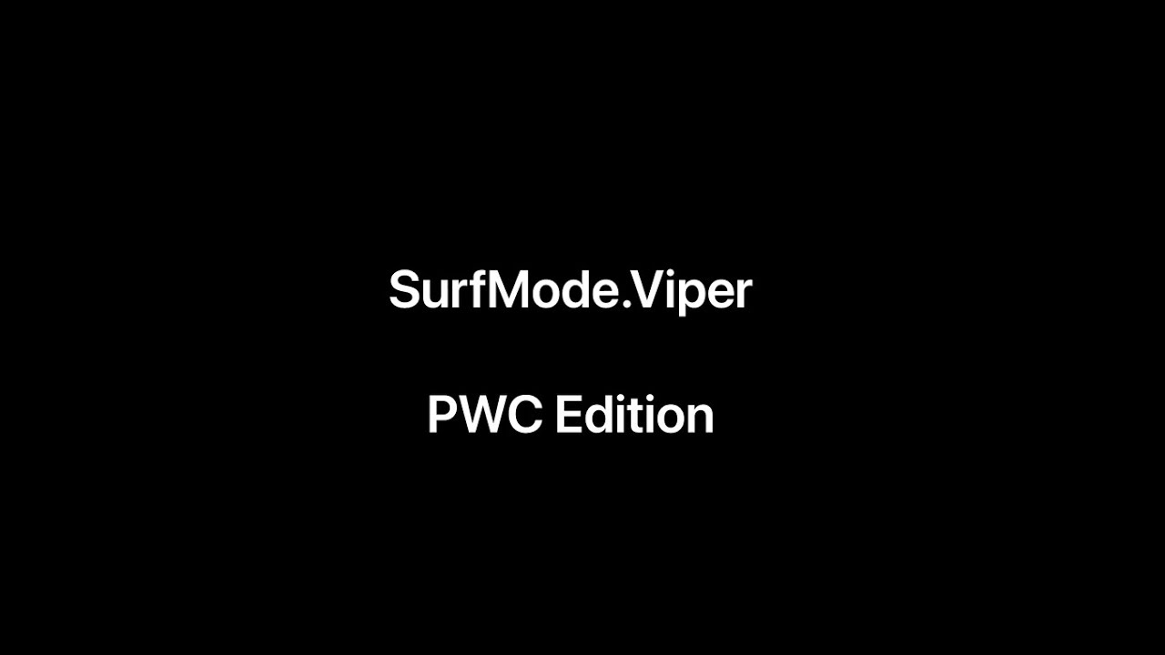 SurfMode Viper: Jetski Shape the Wake Edition - YouTube