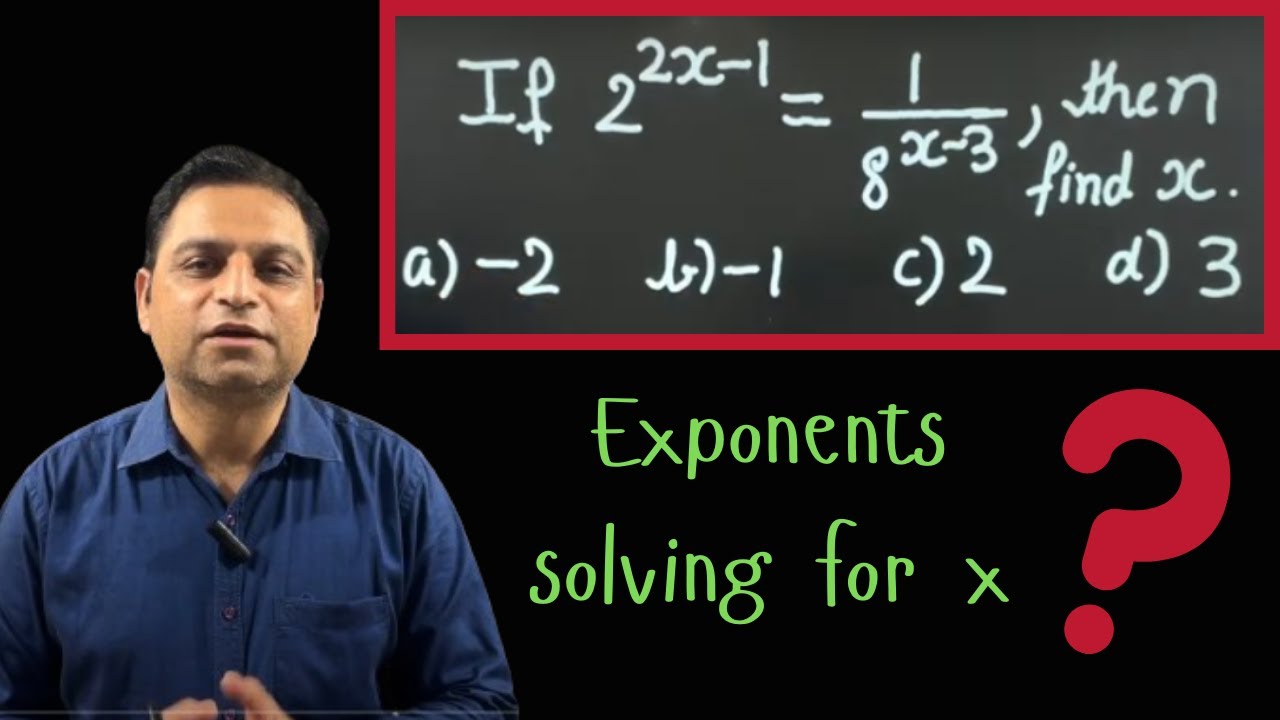 Comparing Exponents with same bases | Exponents | Concept Clarification ...