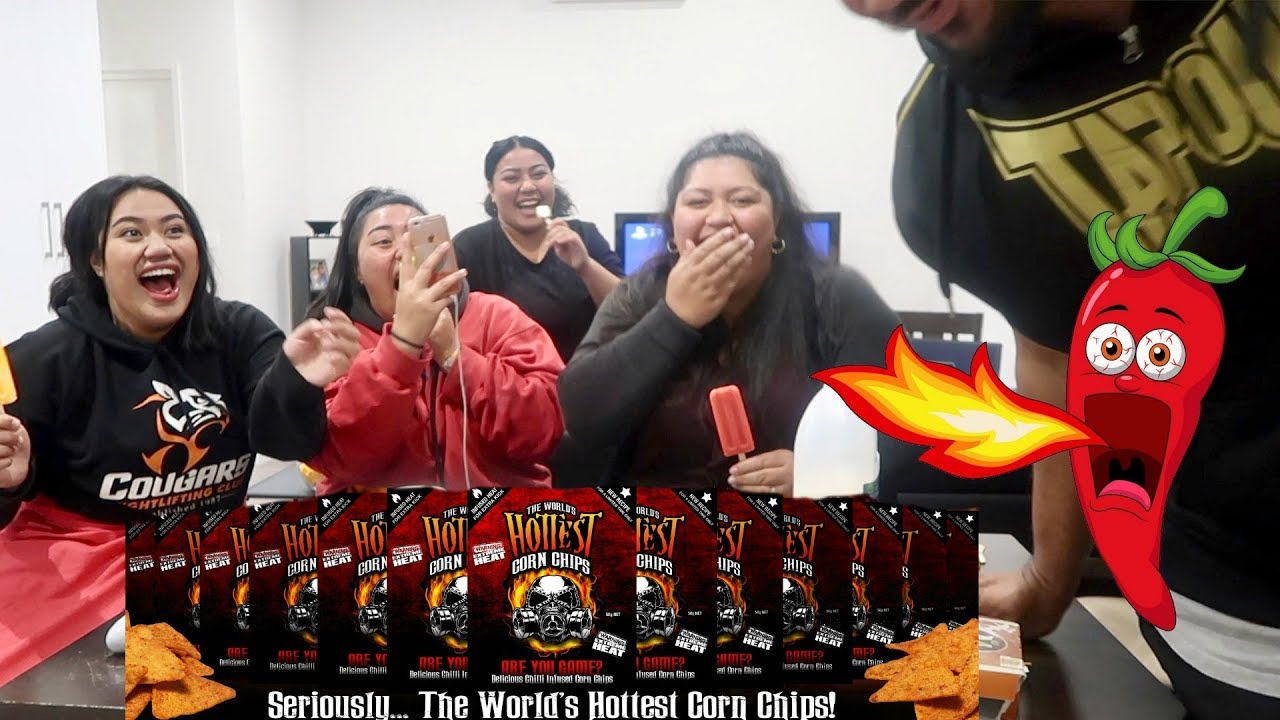 WORLDS HOTTEST🌶 CORN CHIP CHALLENGE! (🇦🇺 EDITION) | Carolina reaper ...