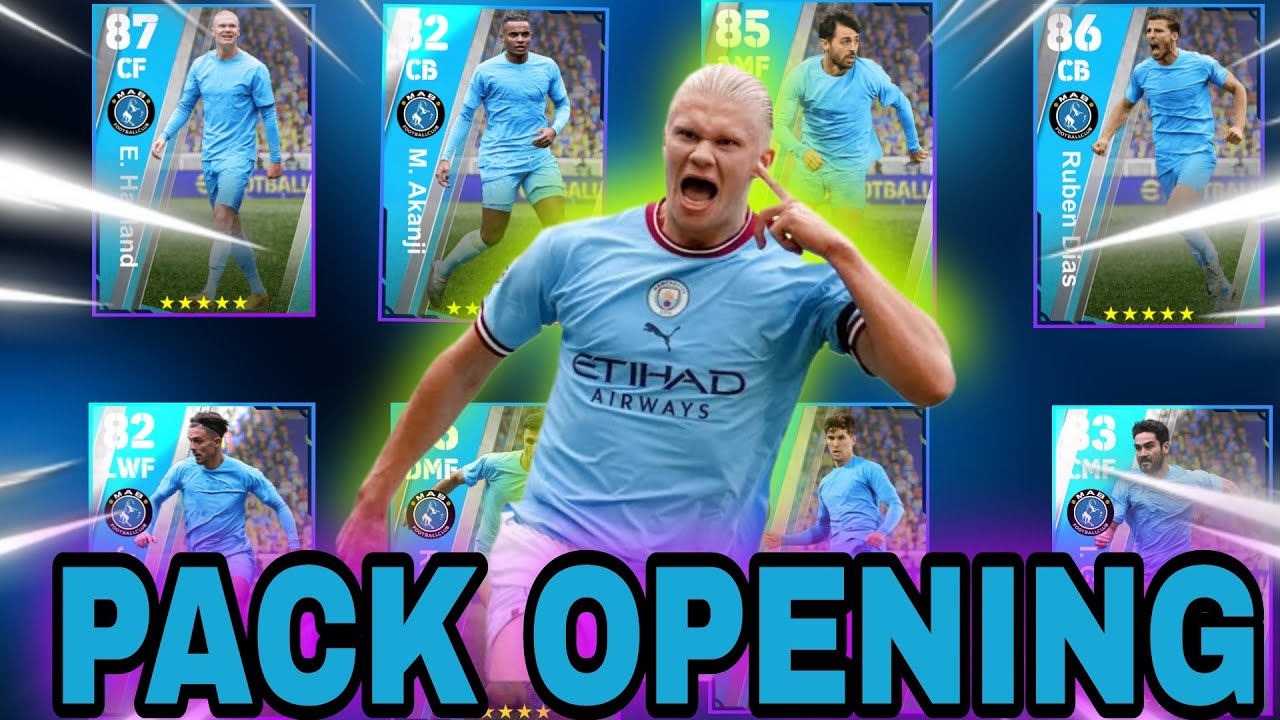 MANCHESTER CITY PACK OPENING & REVIEW | 🔴LIVE eFOOTBALL 23 MOBILE The ...