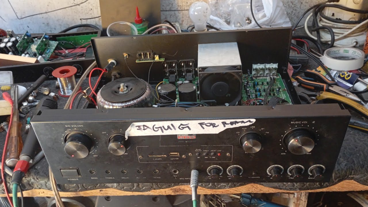 XENON X-PRO AMPLIFIER, Walang control andar agad pag on,, paanu ayusin ...