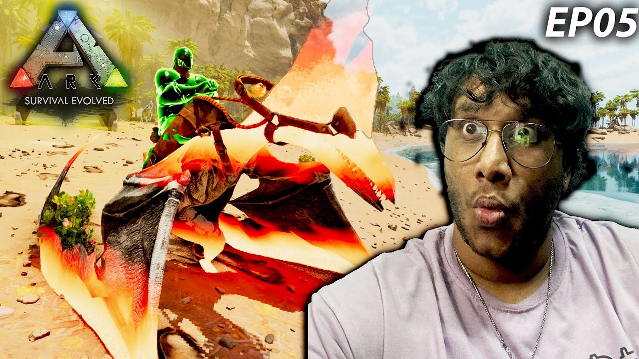 Taming Unreal Dinos in ARK Descended Modded Survival Series Ep05 in ...