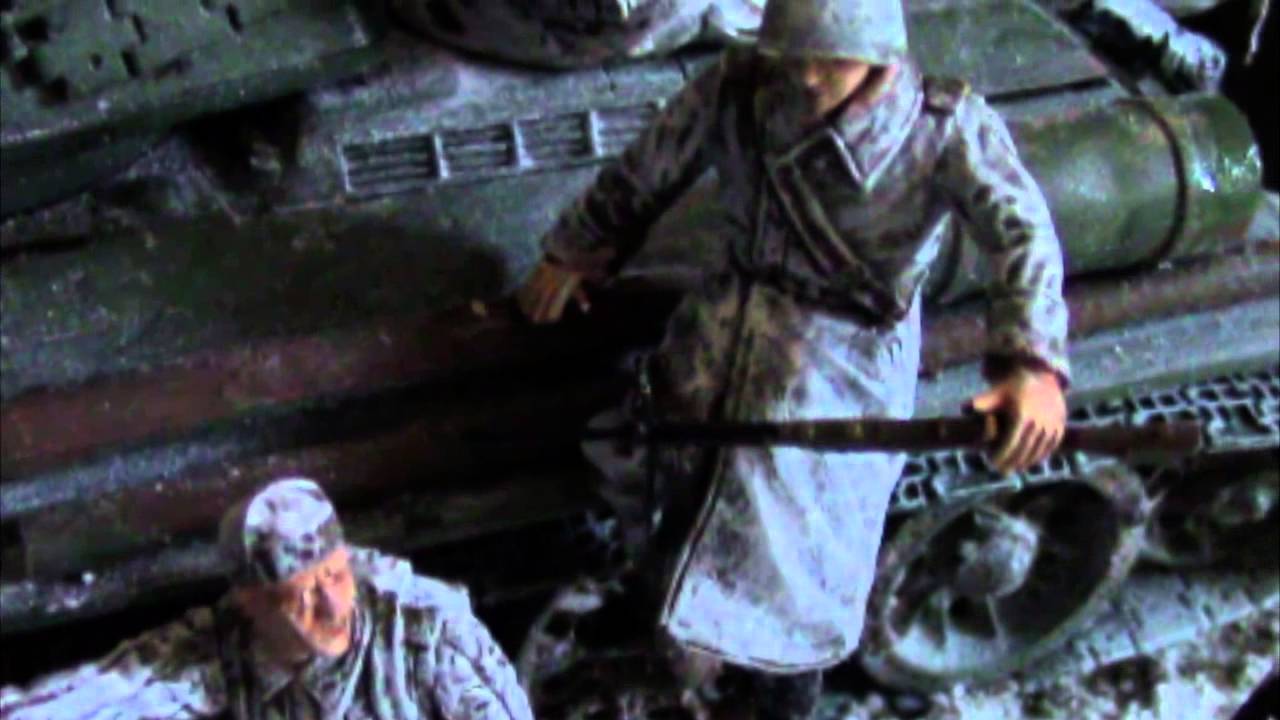 "The Cold" Diorama in 1/35th Scale Winter Stalingrad, 1943 - YouTube