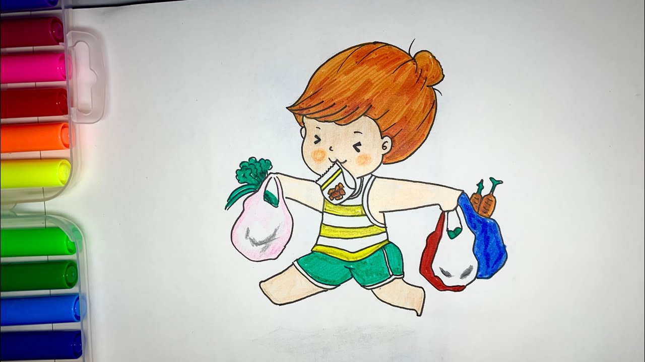 Fun Cartoon Drawing Step-by-Step | Drawing by Sokphal - YouTube