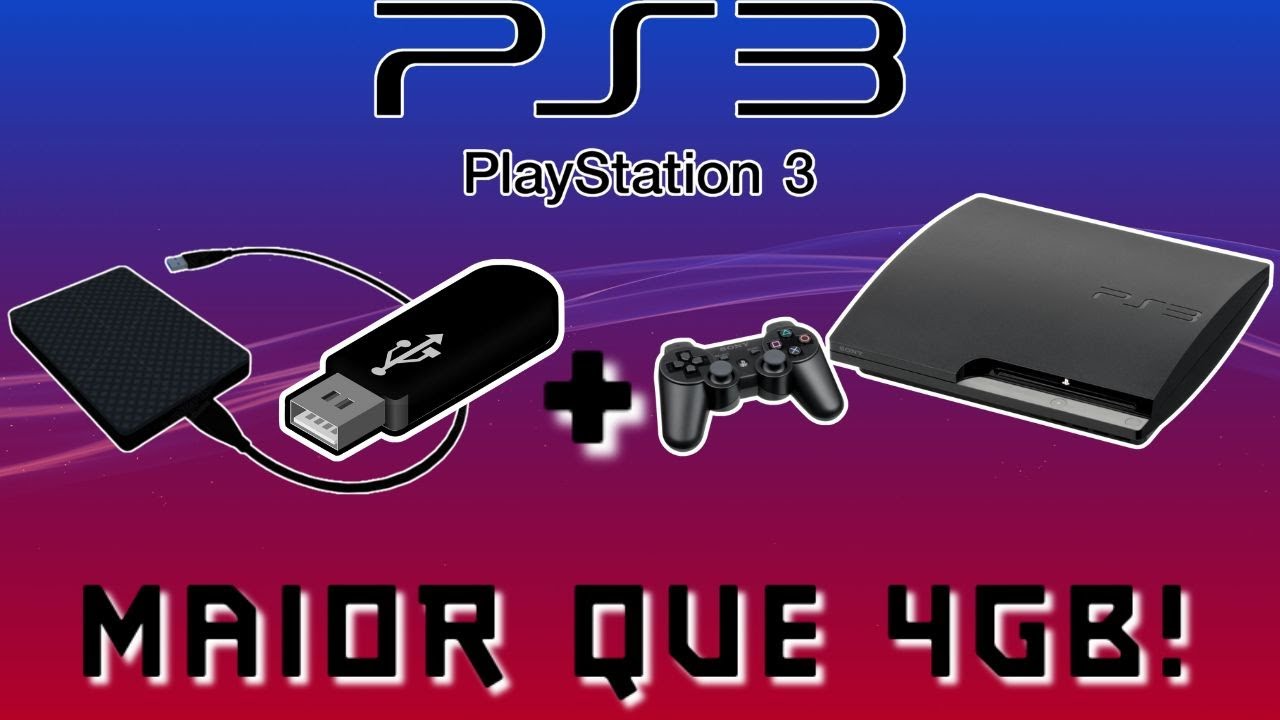 Como Passar Jogos de PS3 com Mais de 4GB para Pendrive ou HD Externo ...