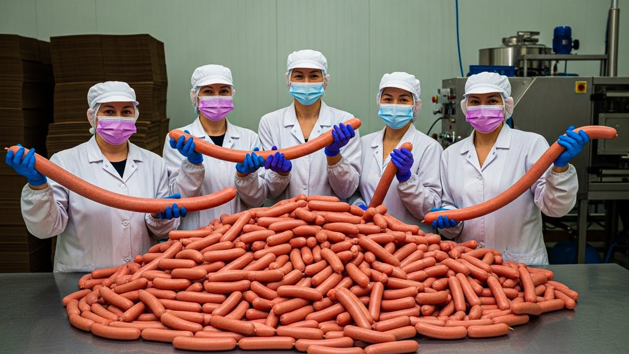 Inside the World of Modern Sausage Production – Factory Tour! - YouTube