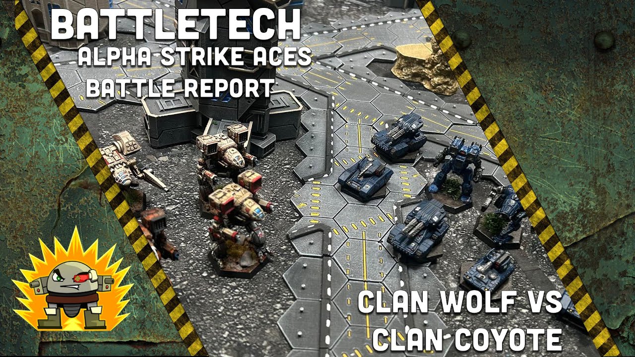 Battletech: Alpha Strike Aces - Clan Wolf vs Cal Coyote - YouTube