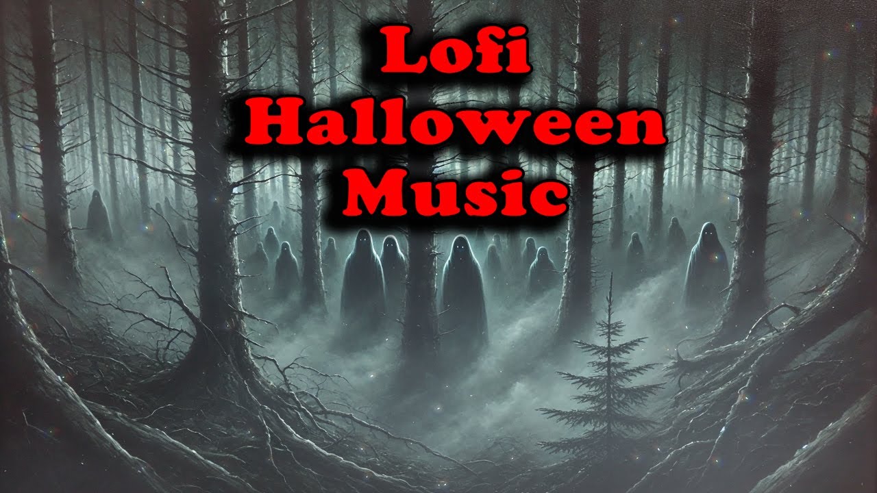Ghostly Lofi Halloween Music and Frightening Haunted Forest Ambience ...