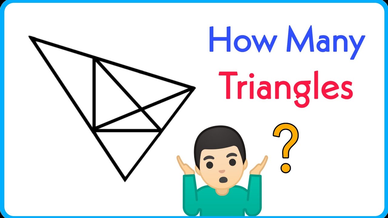How Many Triangles in This Figure? | iQ Test Only for Genius | Brain ...