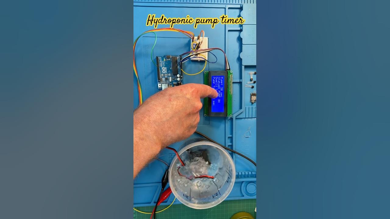 📌 Arduino Hydroponics Interval Timer | Pump Automation with Live LCD ...