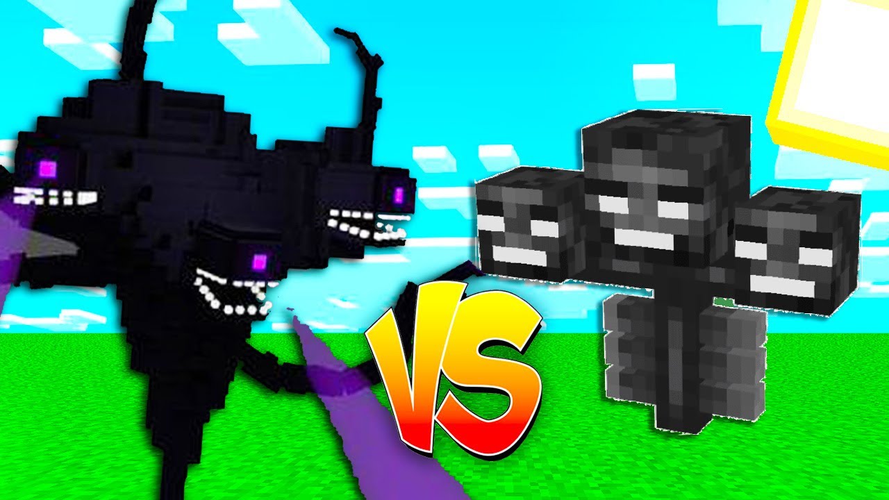 Wither Storm Vs Wither Boss In Minecraft Youtube