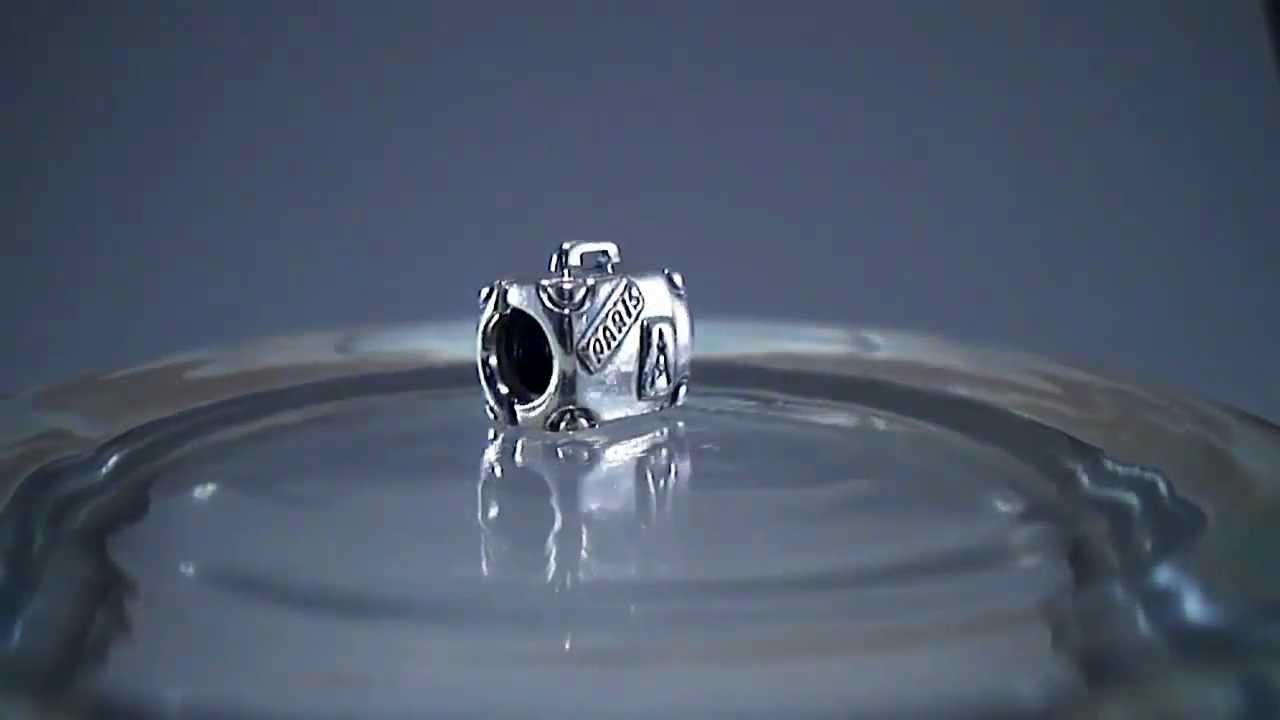 Pandora Suitcase Charm 790362 - YouTube