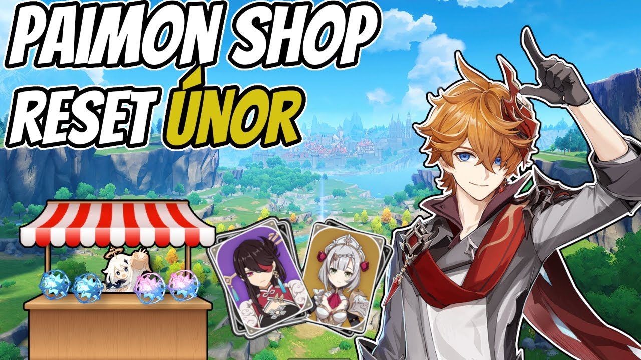 Genshin impact - Paimon shop: únor - [CZ] - YouTube