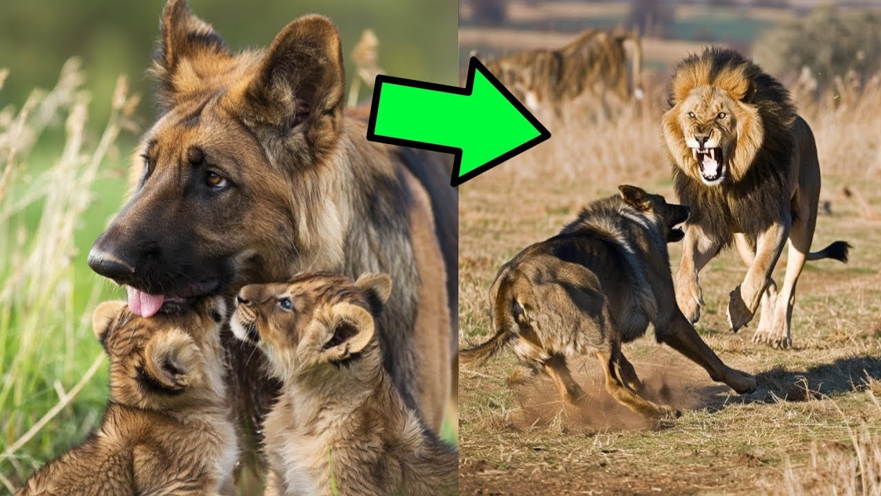 Dog raised abandoned lion cubs, but two years later something shocking ...